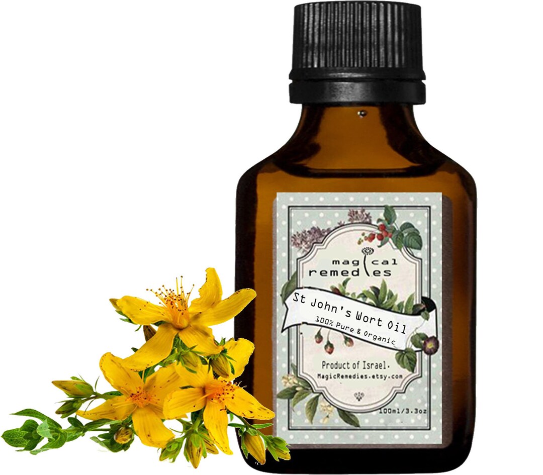 St John's Wort Oil 100% Pure & Organic . Hypericum Perforatum Oil. - Etsy