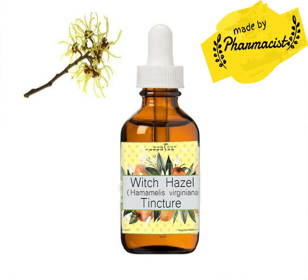 Witch Hazel Tincture.hamamelis Virginiana Pharmacopea Tincture.tincture ...