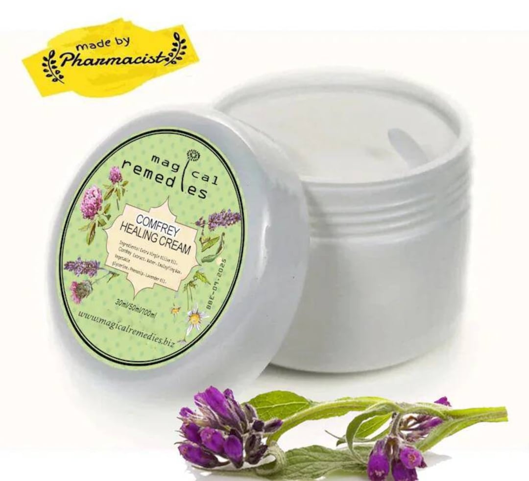 Comfrey Salve - Natural Organic Herbal Salve, Comfrey Infused Salve, Comfrey Ointment - High ...