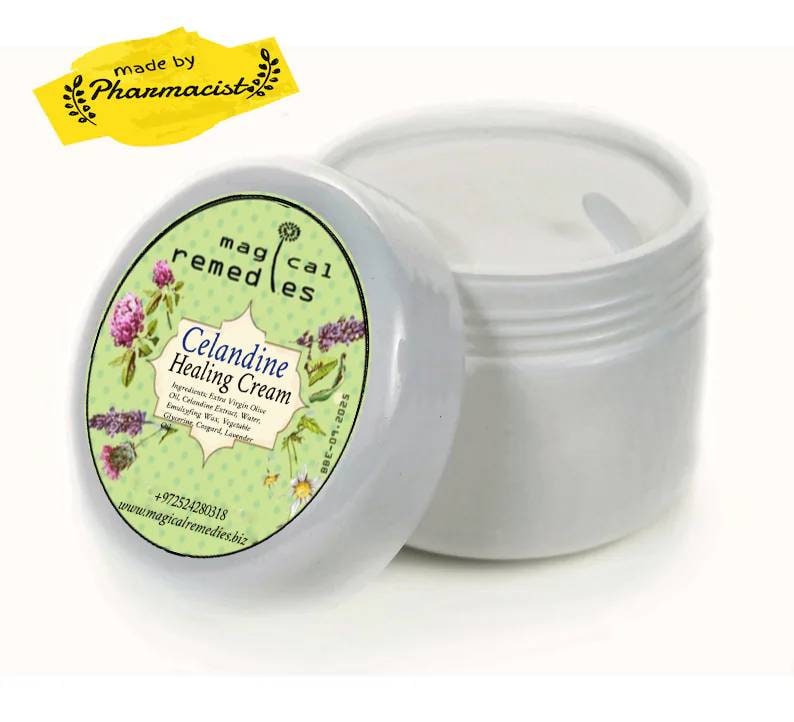 Celandine chelidonium Majus Healing Cream .wonderful Way to Fix Skin ...