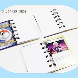 Upcycled Pokemon Notebook 45 Blank White Sheets Pages Handmade Favor ...
