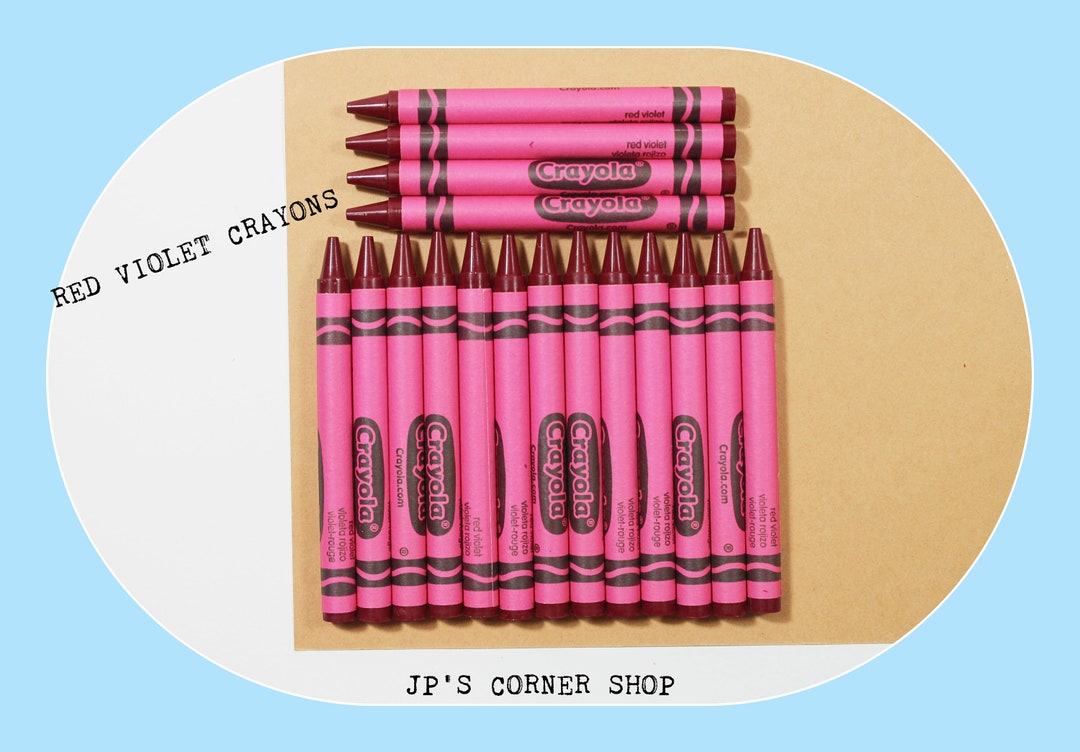 Red Violet Crayons - 45 Crayons - Crayola Crayons - Bulk Crayons ...