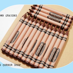 Brown Crayons - 45 Crayons - Crayola Crayons - Bulk Crayons - Refill ...