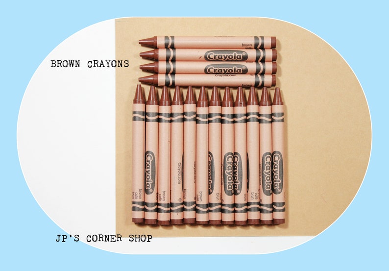 Brown Crayons 45 Crayons Crayola Crayons Bulk Crayons - Etsy