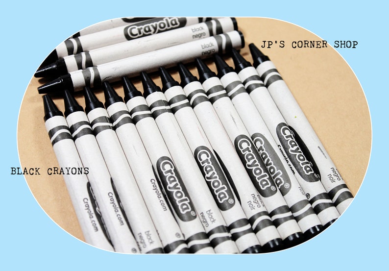 Black Crayons - 45 Crayons - Crayola Crayons - Bulk Crayons - Refill ...