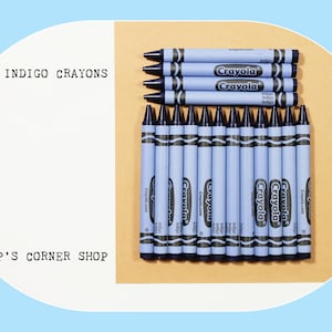 Indigo Crayons - 45 Crayons - Crayola Crayons - Bulk Crayons - Refill ...
