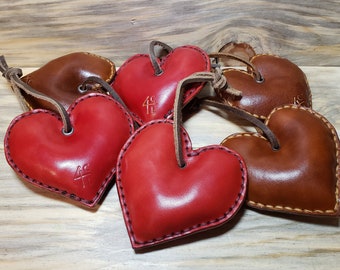 Star Leather Christmas Tree Ornament Holiday Handmade Unique - Etsy