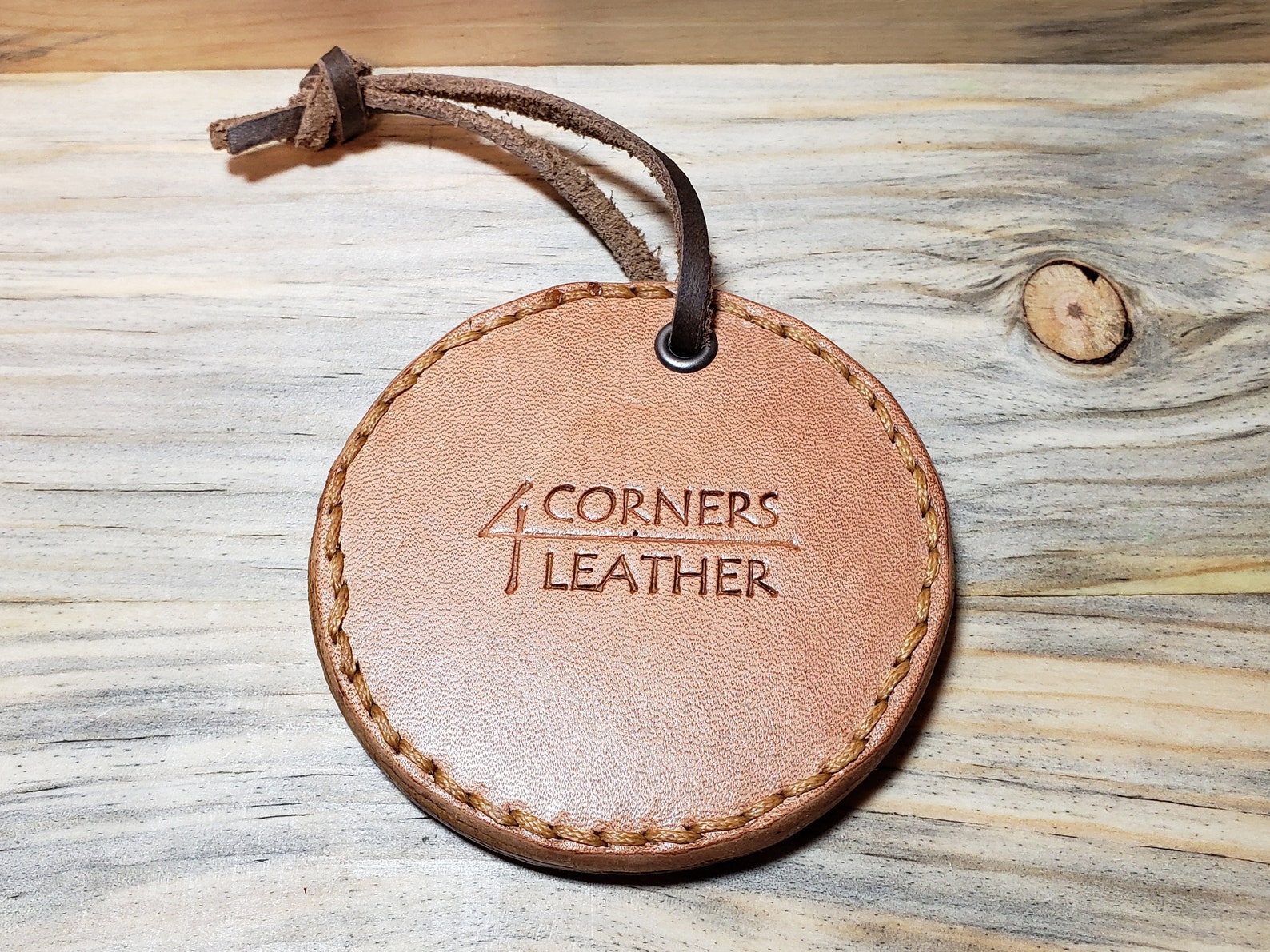Southwest Desert Leather Christmas Tree Ornament Holiday Handmade ...