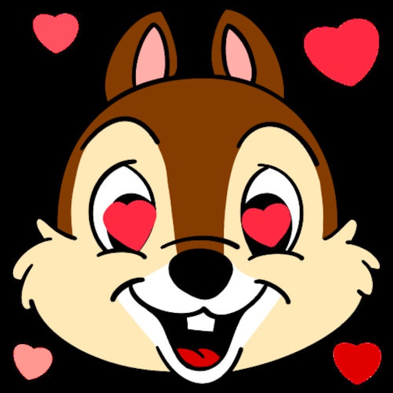 Chipmunk Heart Eyes Twitch Chat Emote PNG File - Etsy
