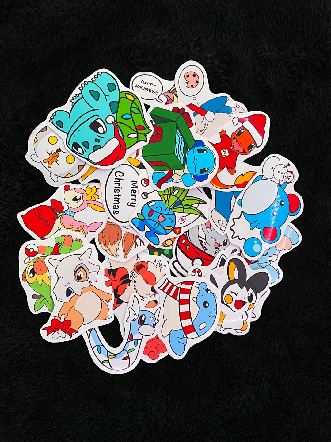 Christmas Themed Poke Stickers!!! - Etsy