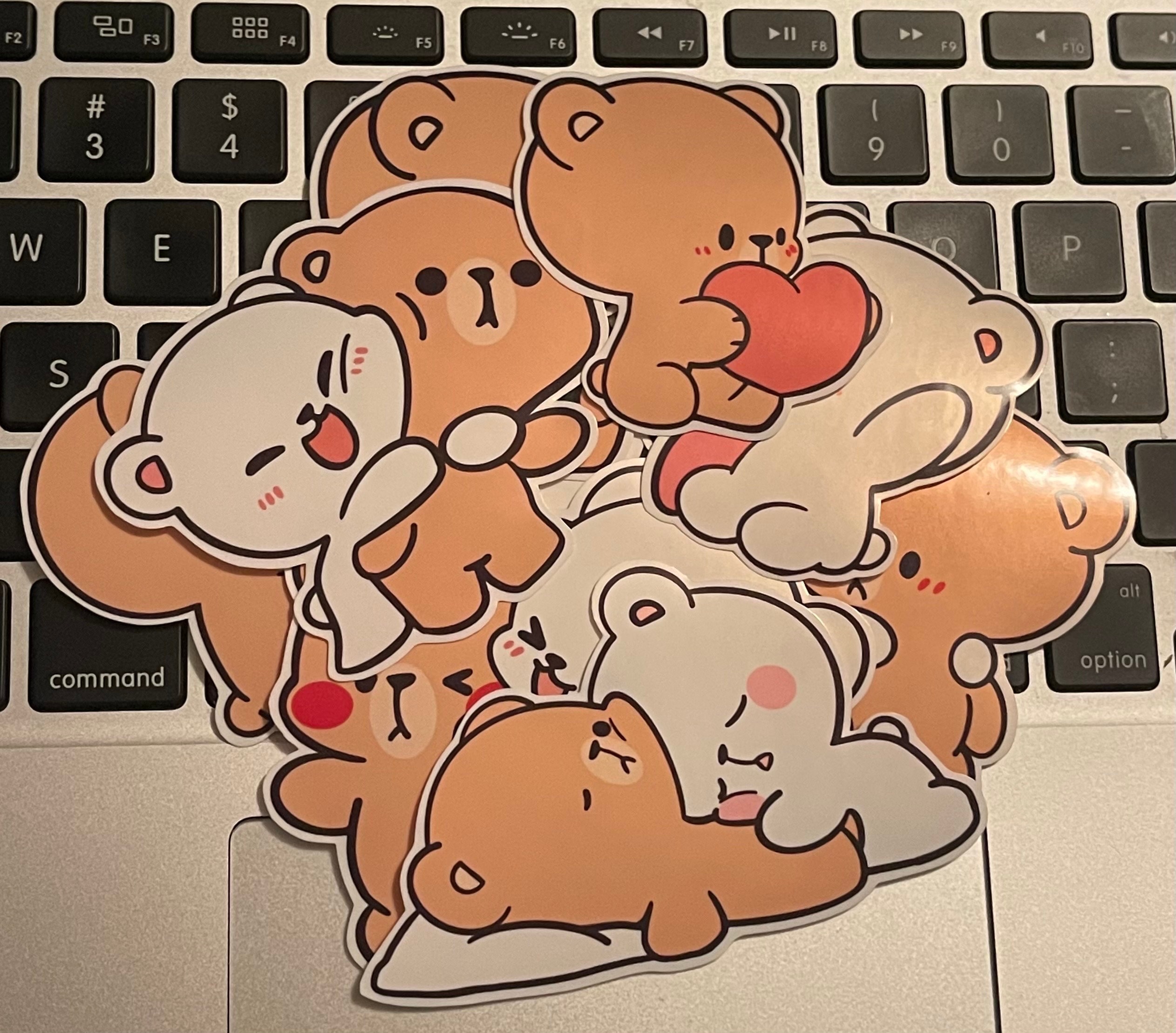 Cute Bears Sticker Set - Etsy