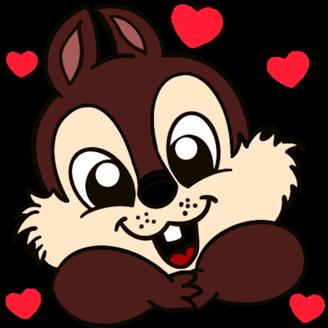 Chipmunk Heart Twitch Chat Emote | Png File - Etsy