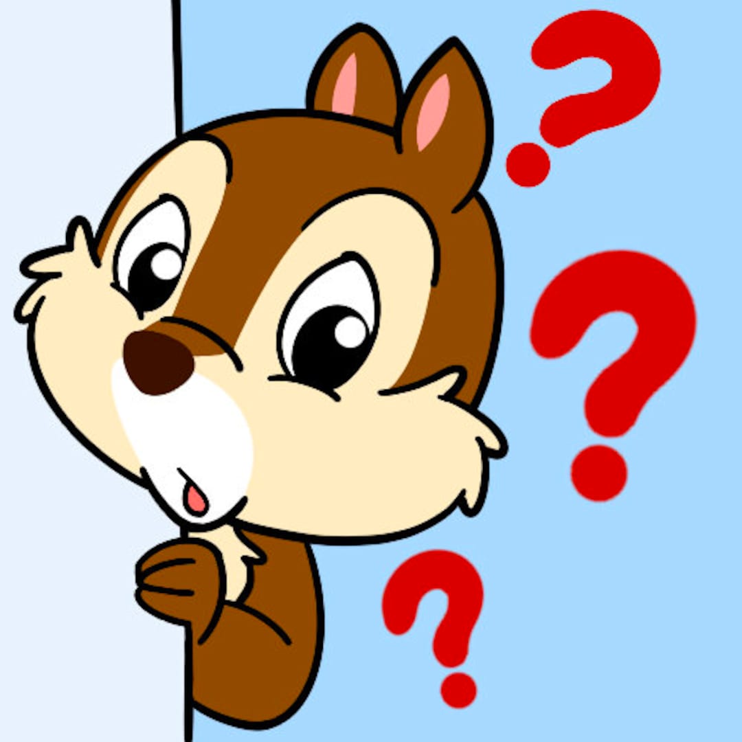 Question Chipmunk Twitch Chat Emote | PNG File - Etsy