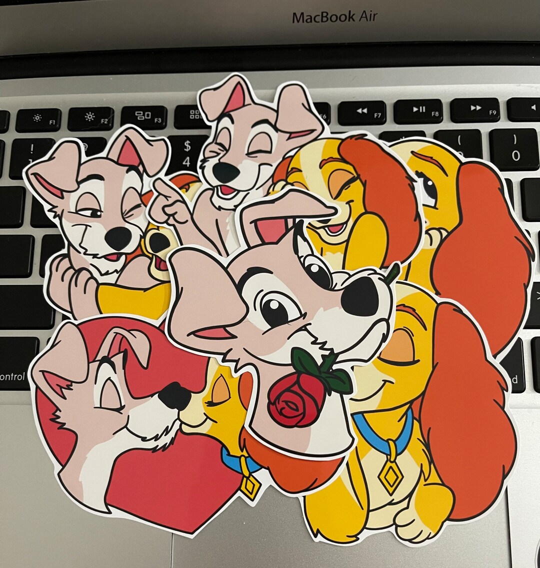 Lady and Tramp Stickers - Etsy