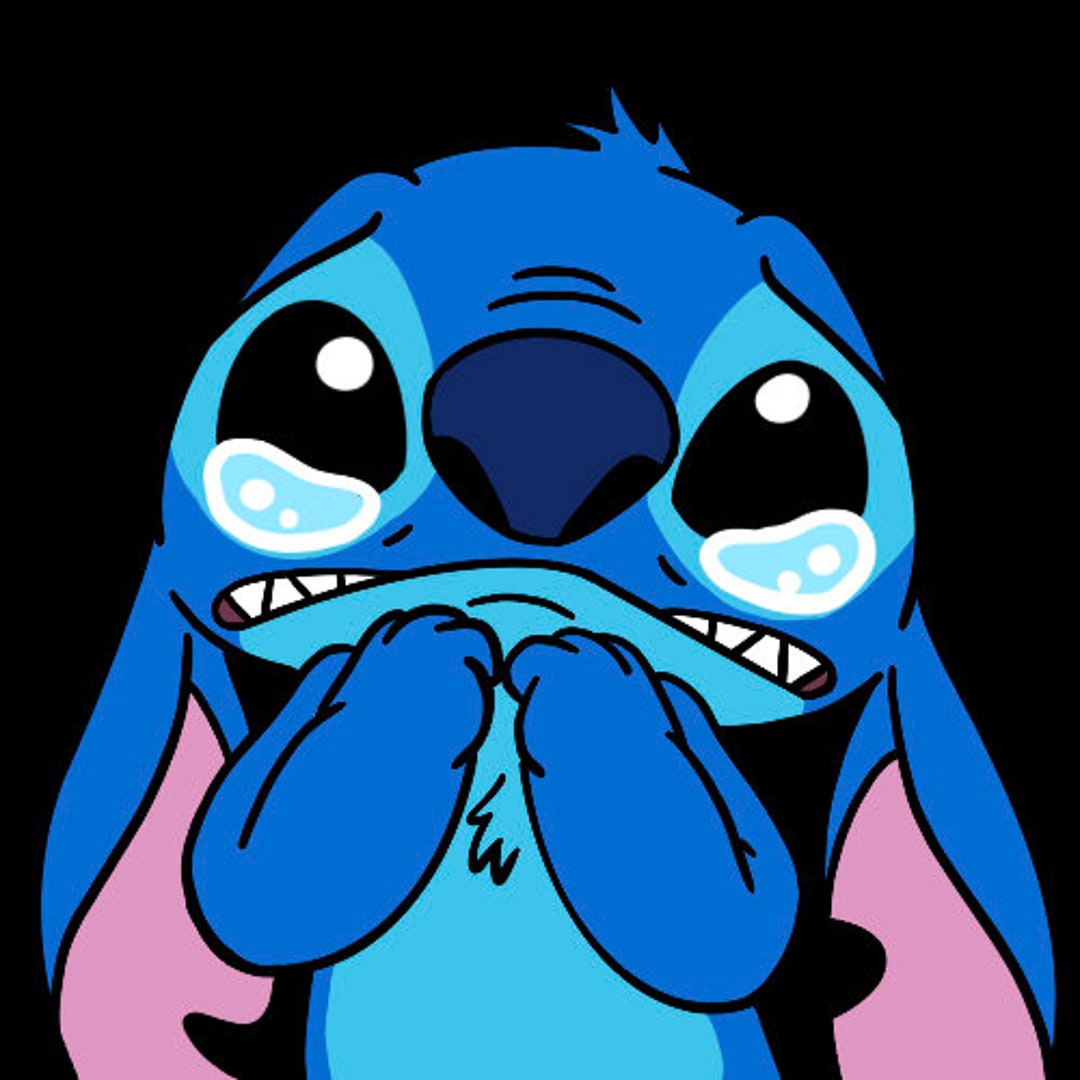 Sad Stitch Twitch Chat Emote - Etsy
