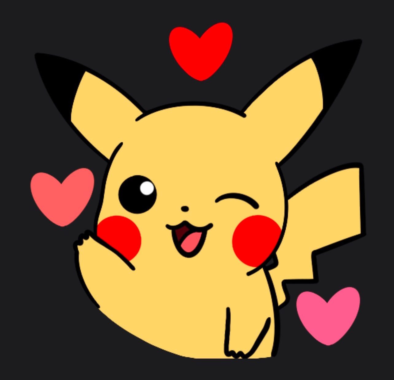 Cute Pikachu Twitch Chat Emote - Etsy