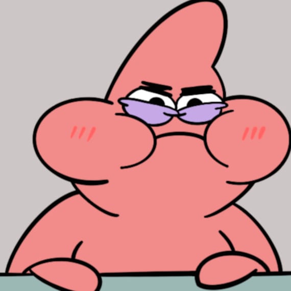 Patrick Annoyed Angry Twitch Chat Emote | Etsy