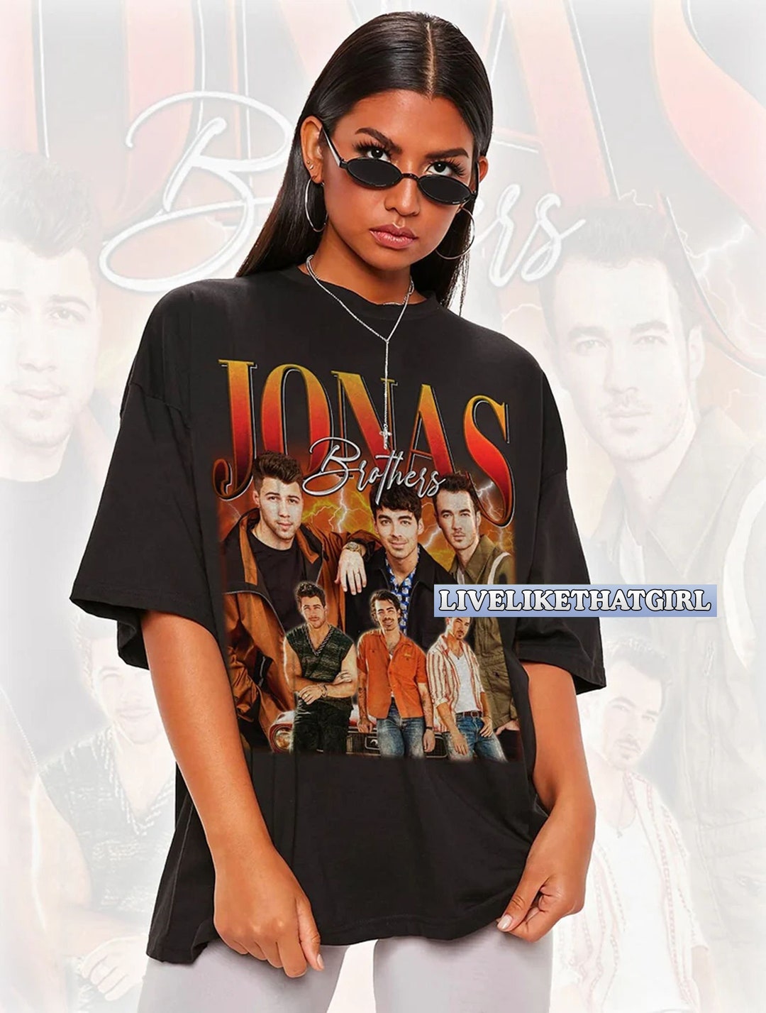 RETRO JOE JONAS Vintage Shirt Joe Jonas Homage Tshirt Joe - Etsy