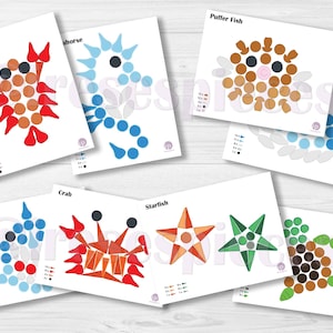 Grapat Mandala Loose Parts Template Cards - Open Ended Play ...