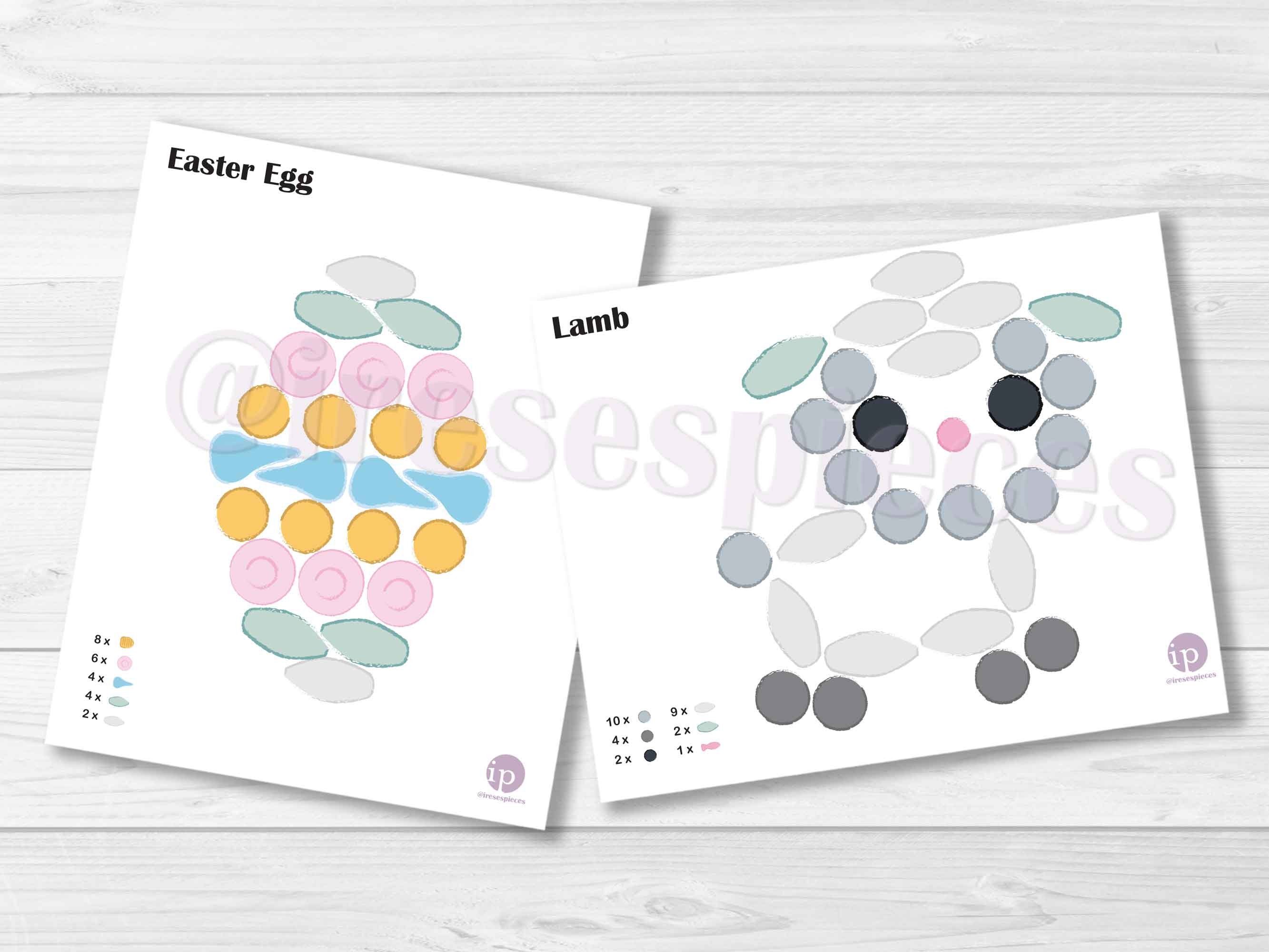 Grapat Mandala Loose Parts Template Cards, Open Ended Play, Patterning ...