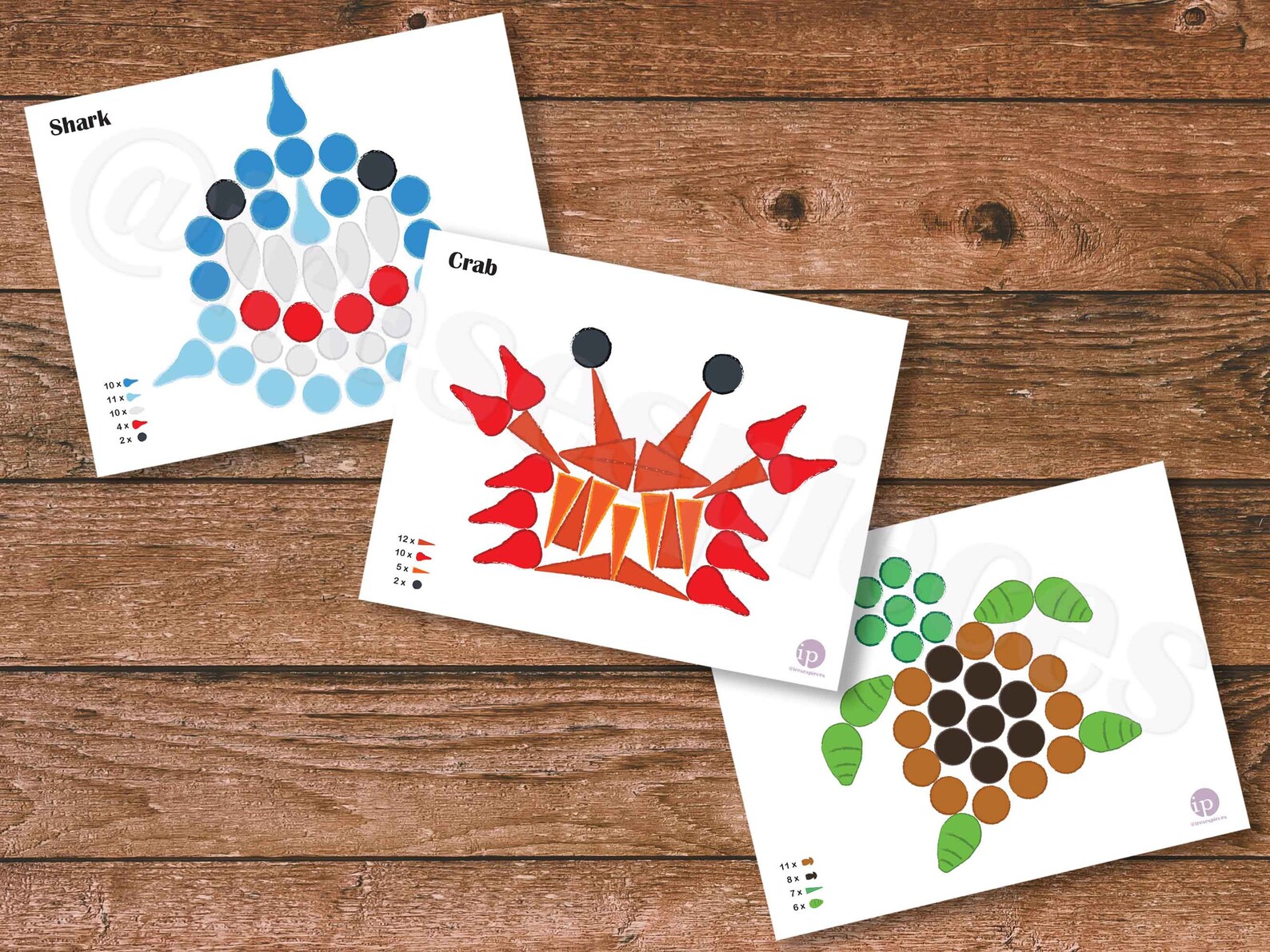 Grapat Mandala Loose Parts Template Cards Open Ended Play | Etsy