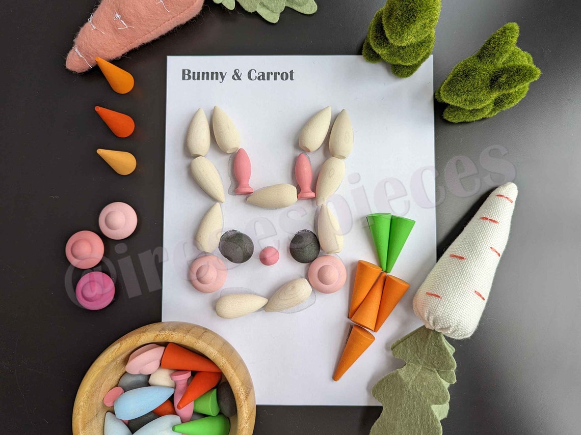 Grapat Mandala Loose Parts Template Cards, Open Ended Play, Patterning ...