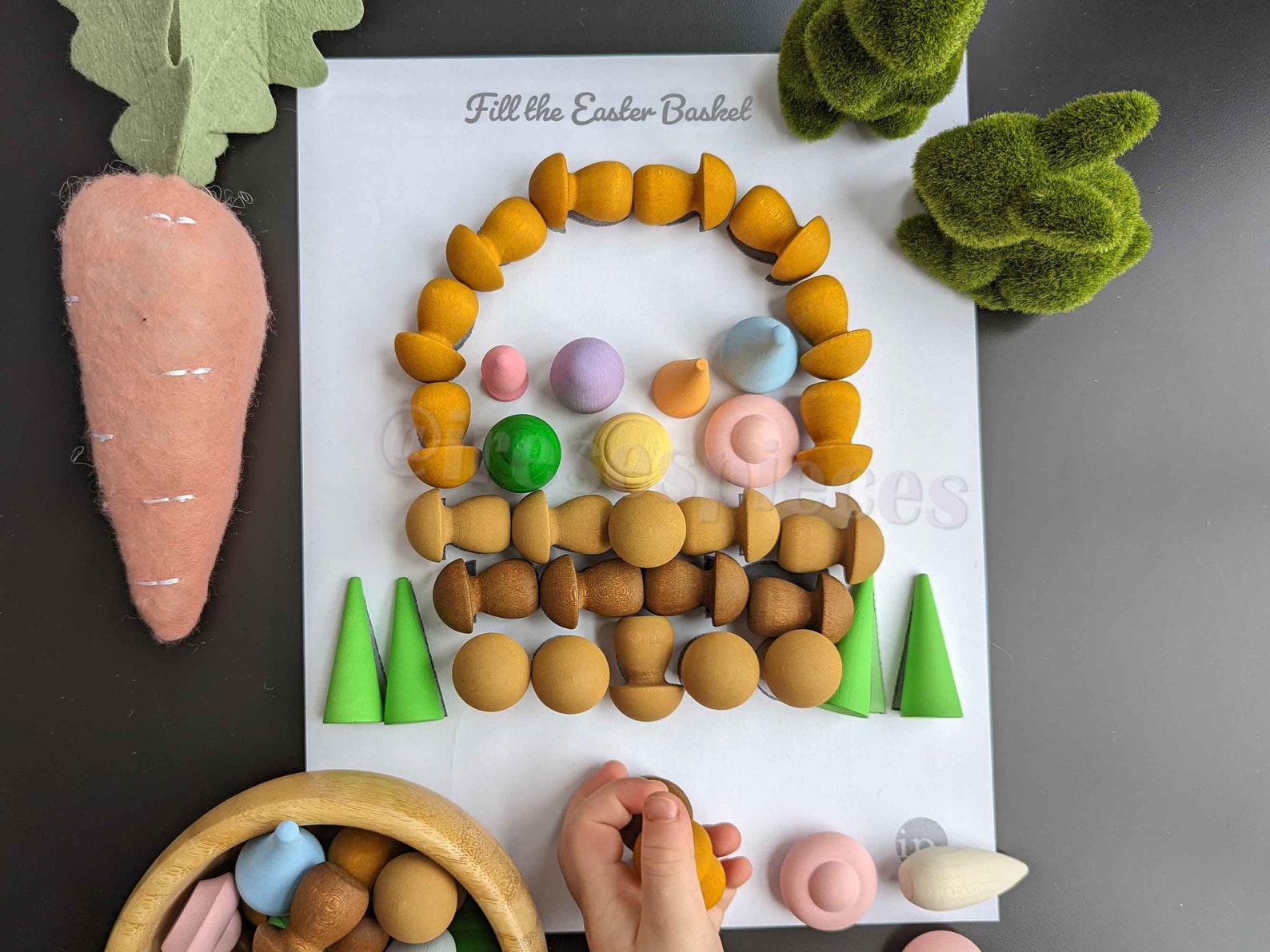 Grapat Mandala Loose Parts, Color Theory Card, Easter Recipe Cards ...