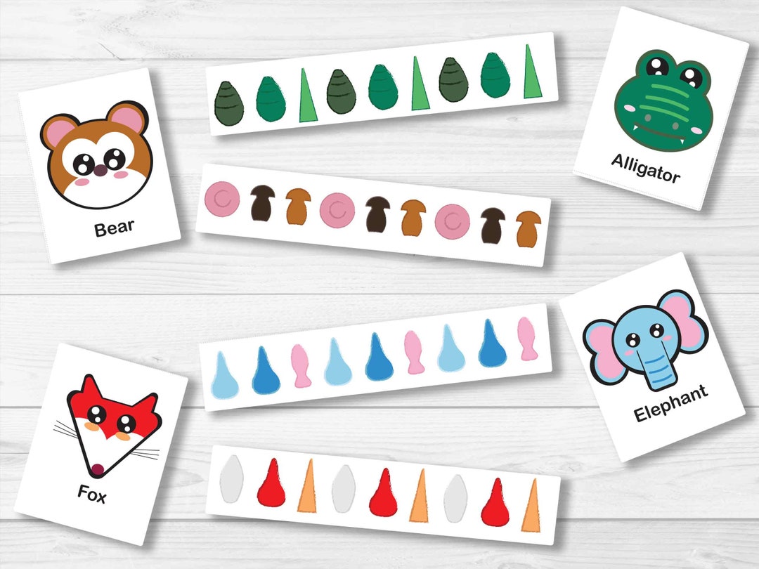 Grapat Mandala Loose Parts Pattern Cards, Bonus Character Matching ...