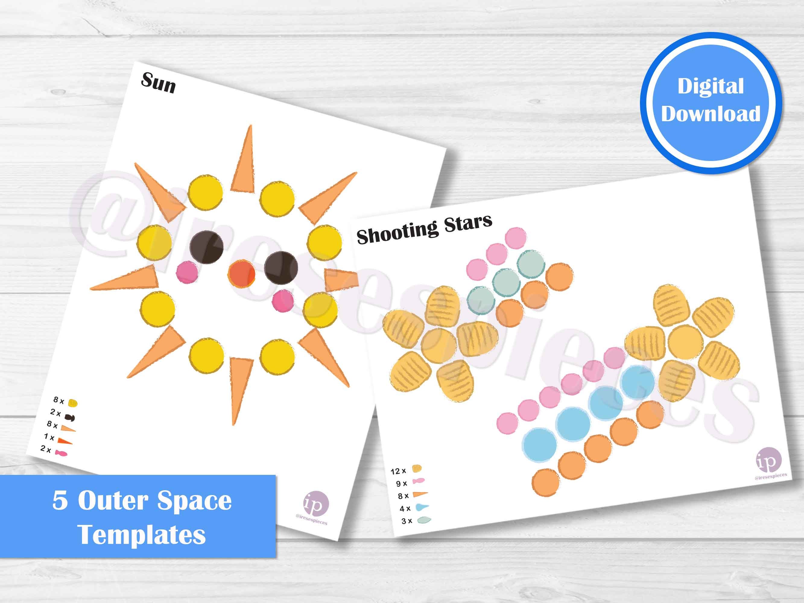 Grapat Mandala Loose Parts Template Cards - Open Ended Play - Wooden ...