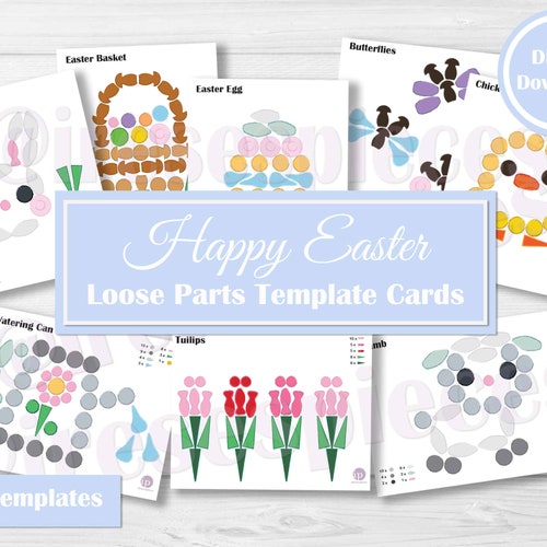 Grapat Mandala Loose Parts Template Cards Open Ended Play - Etsy