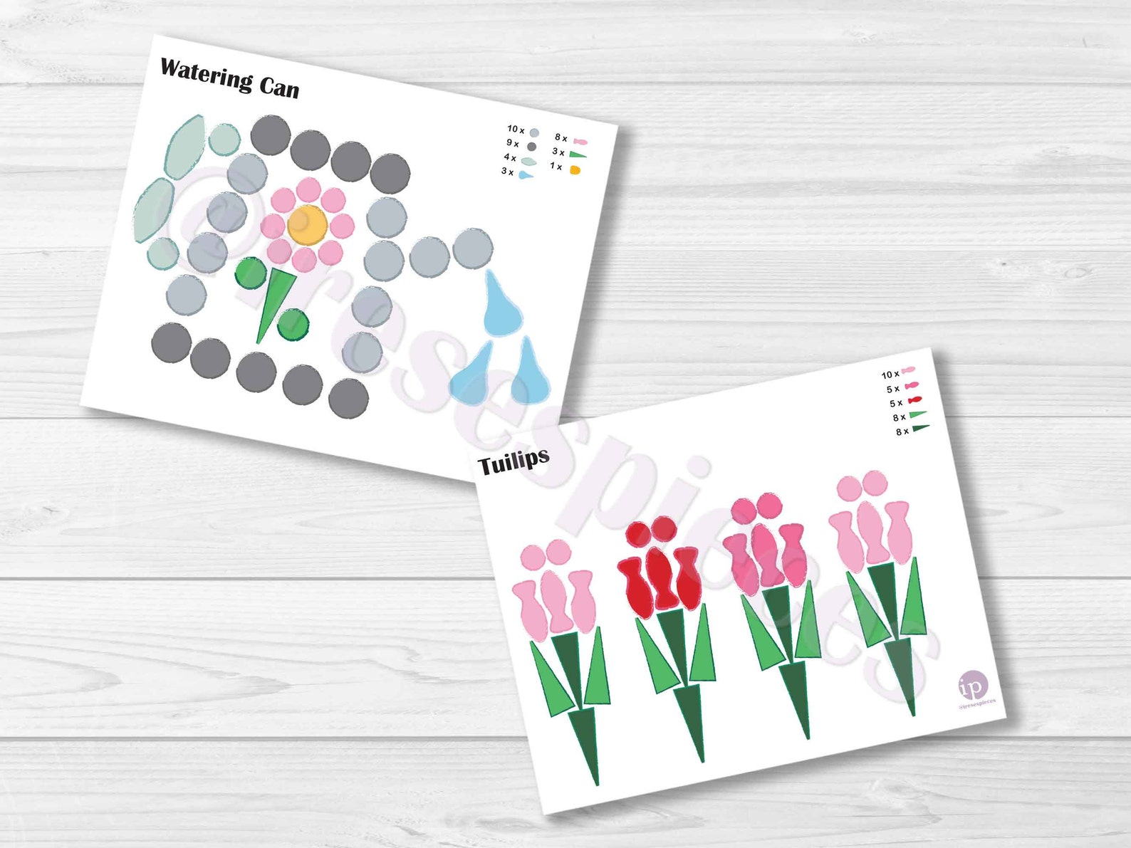 Grapat Mandala Loose Parts Template Cards, Open Ended Play, Patterning ...