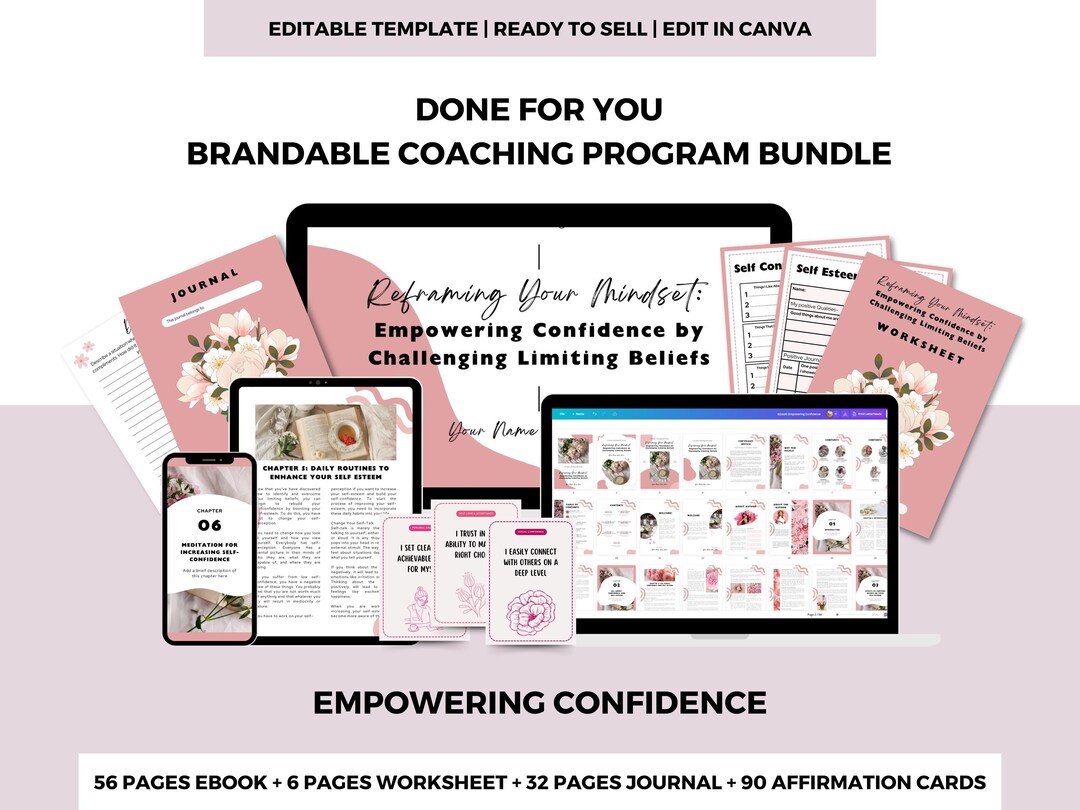 Empowering Confidence Coaching Program | Done for You Brandable Guide ...