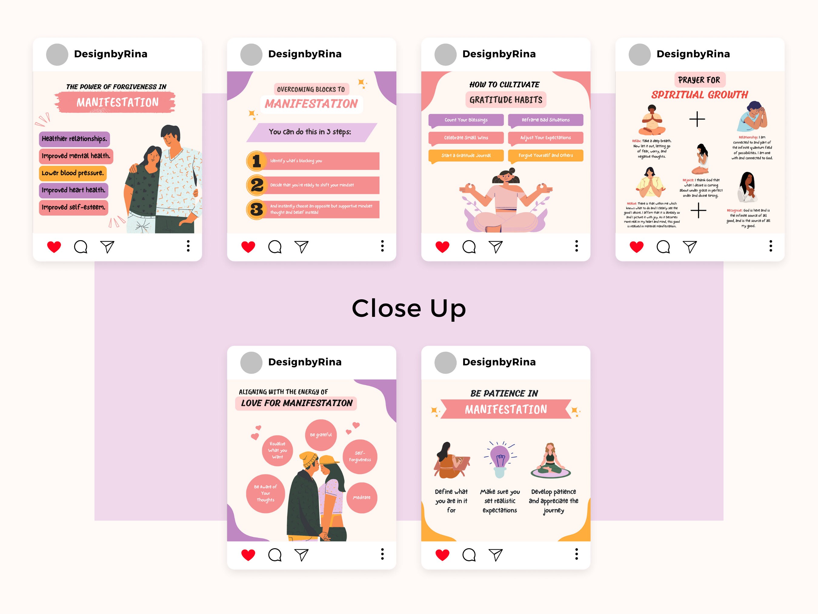 30 Life Coach Infographics Instagram Post Template, Social Media ...