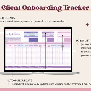 Client Onboarding Tracker Spreadsheet for Coaches, Client Tracker ...