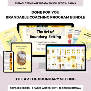 The Art of Boundary-setting Done for You Brandable Coaching Bundle for ...