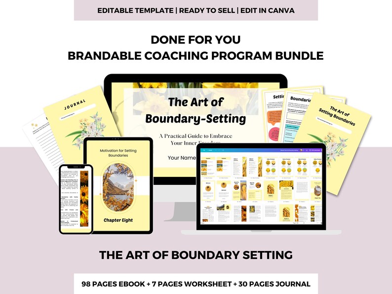 The Art of Boundary-setting Done for You Brandable Coaching Bundle for ...