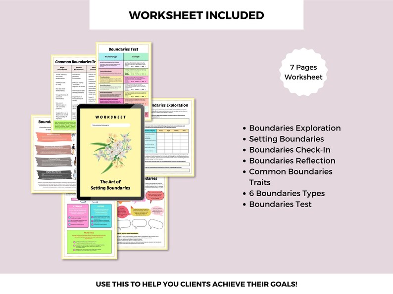 The Art of Boundary-setting Done for You Brandable Coaching Bundle for ...