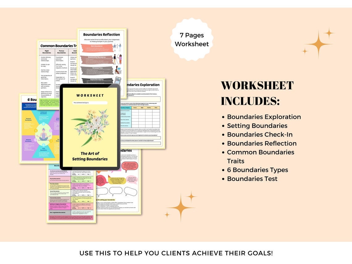 The Art of Boundary-setting Done for You Brandable Coaching Bundle for ...