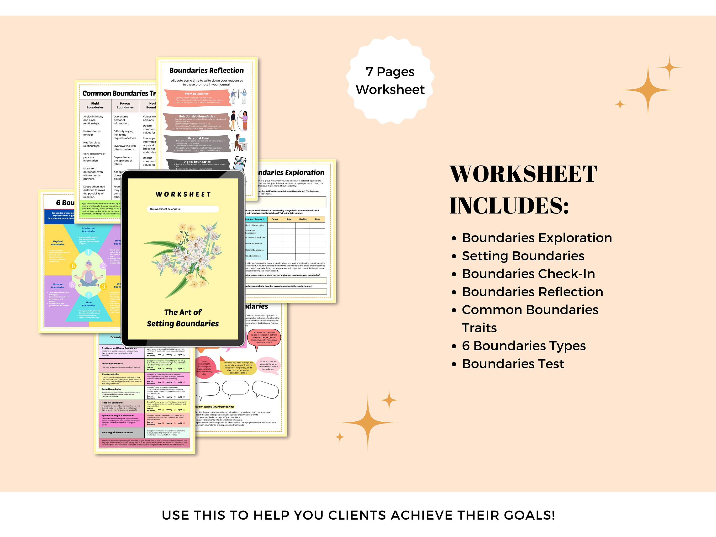 The Art of Boundary-setting Done for You Brandable Coaching Bundle for ...