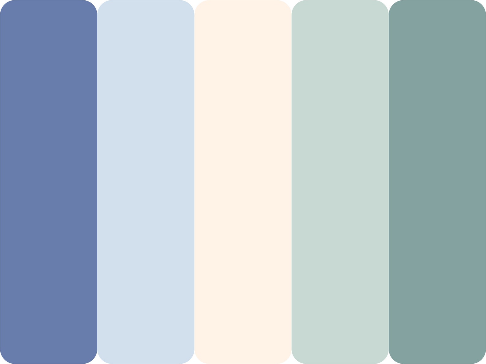 Blue Palette, Green Palette, Color Palette for Website, Brand Palette ...