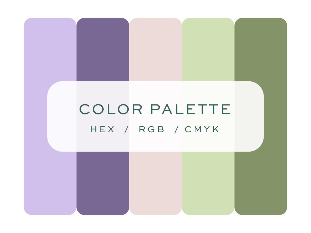 Color Palette for Website, Brand Palette, Color Palette Hex Codes ...