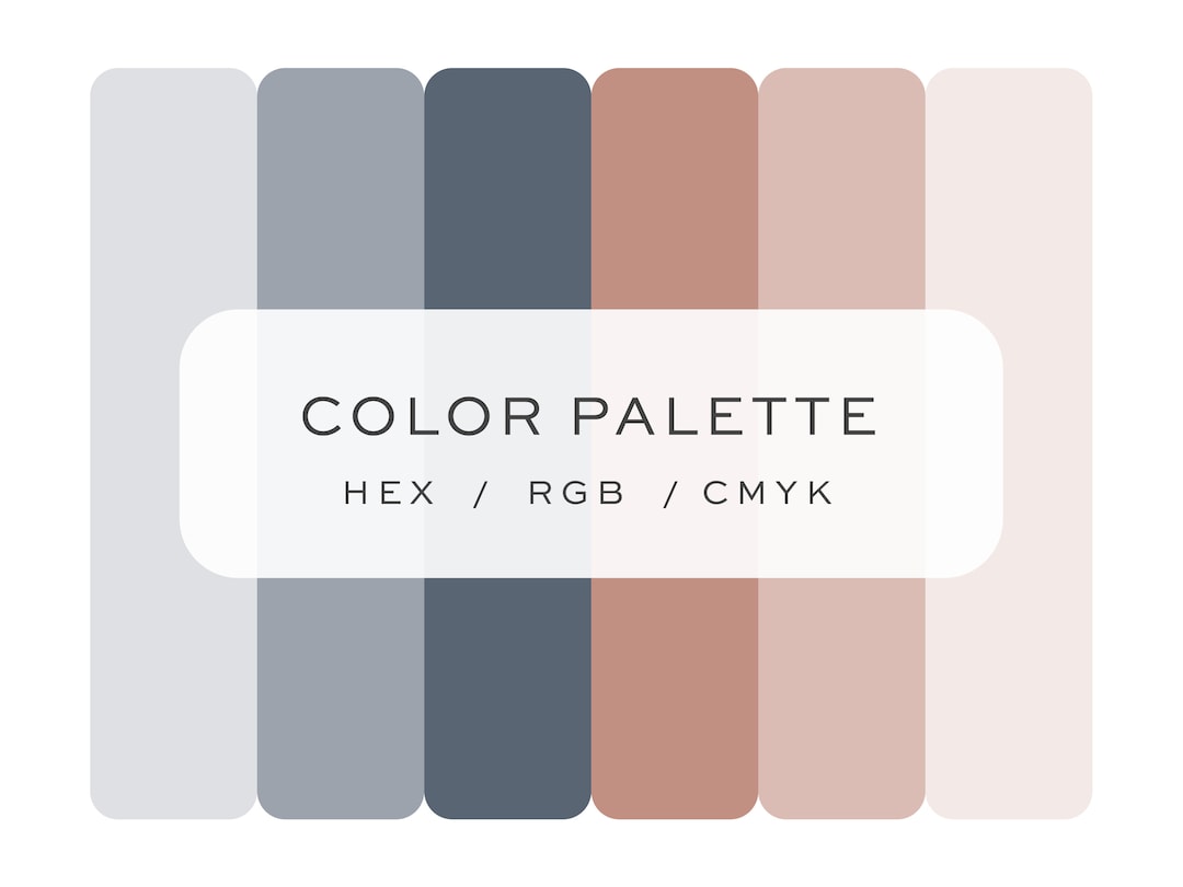 Color Palette for Website, Brand Palette, Color Palette Hex Codes ...