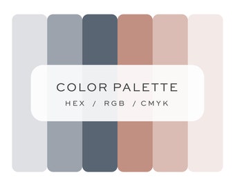 Color Palette for Website, Brand Palette, Color Palette Hex Codes ...