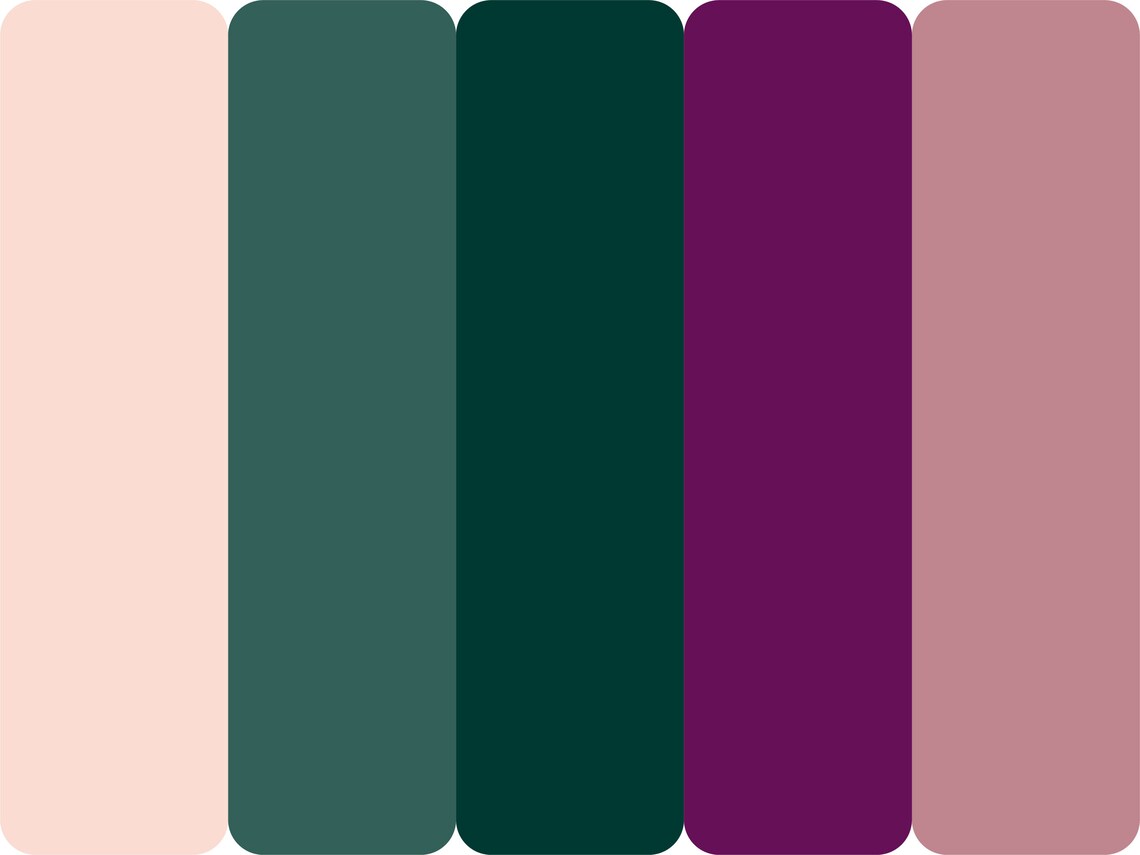 Whimsical Color Palette for Website, Earthy Brand Palette, Color ...