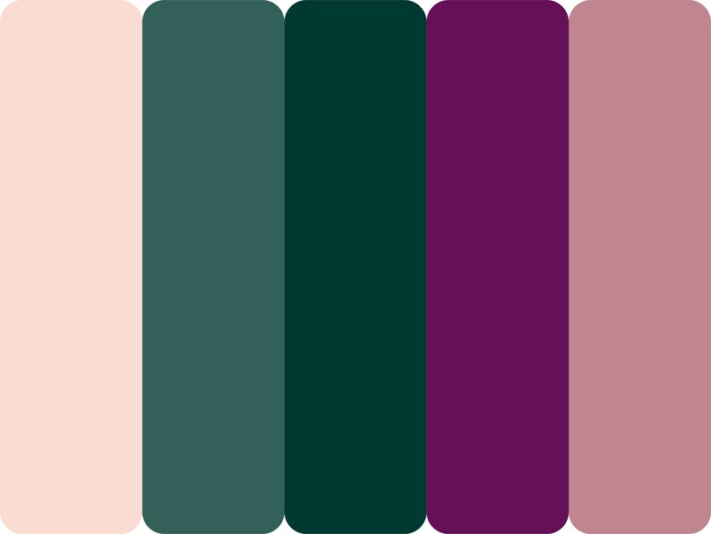 Whimsical Color Palette for Website, Earthy Brand Palette, Color ...