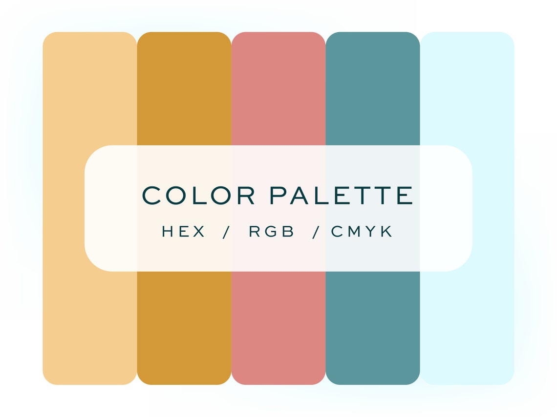Color Palette for Website, Brand Colour Palette, Brand Palette, Color ...