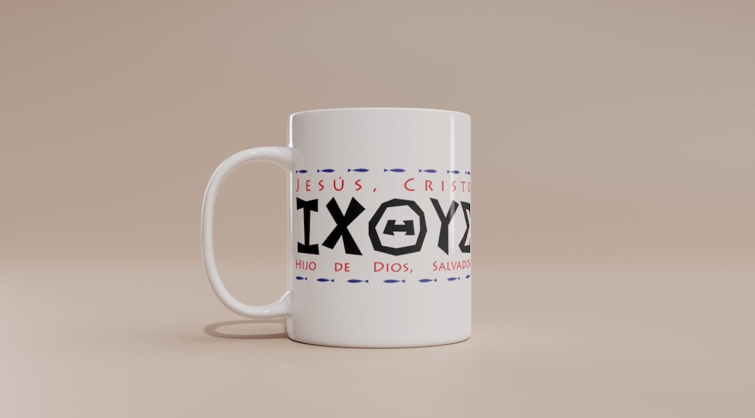 Jesus, Christ God Son, Savior: Greek Acronym. English's and Spanish ...