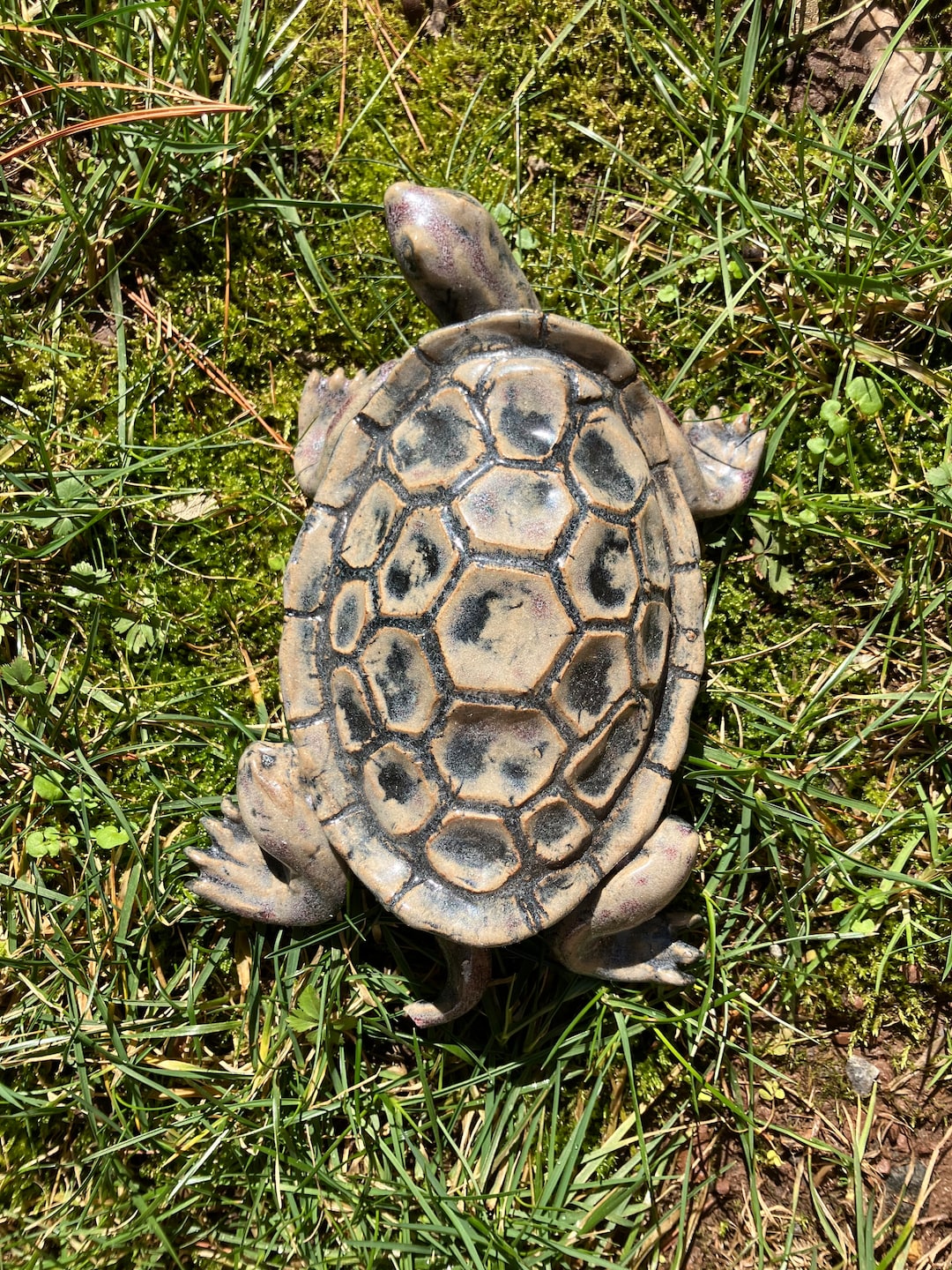 Ceramic Garden Turtle - Etsy