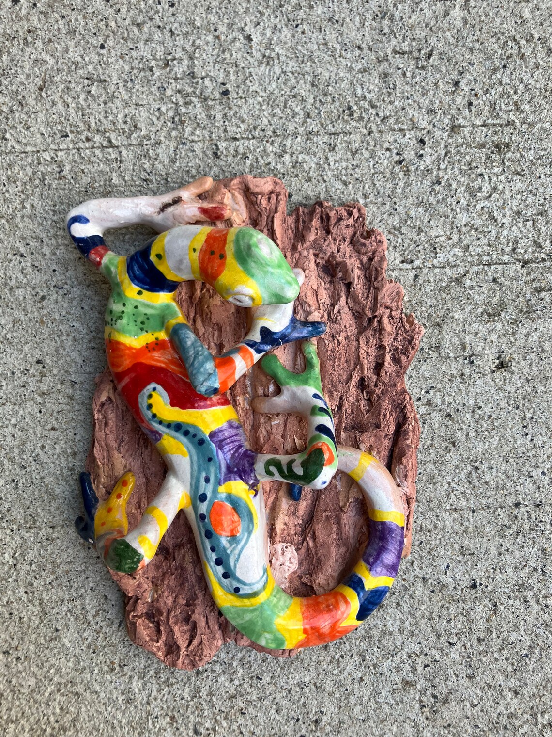 Wall Hanging Ceramic Lizard - Etsy