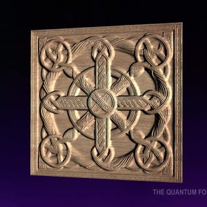 Celtic Cross STL 3D CNC STL File Digital Download Vcarve Aspire Artcam ...